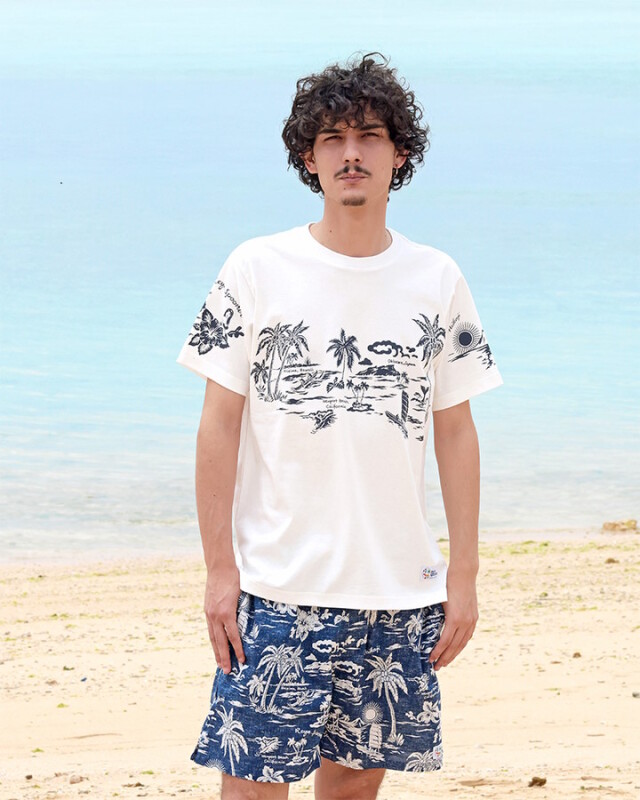【PAIKAJI 】Men's T-Shirt/PAIKAJI×reyn spooner